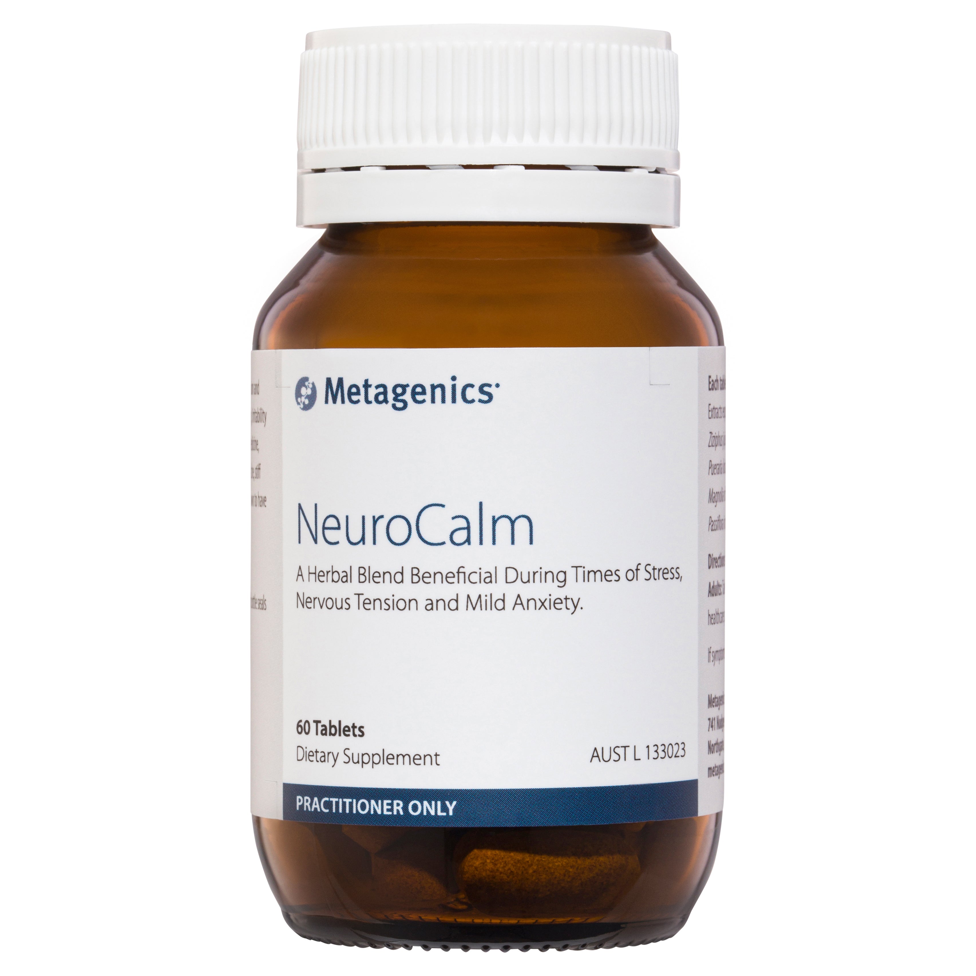 Metagenics Neurocalm 60/120 Tablets – Specialist Clinic Pharmacy