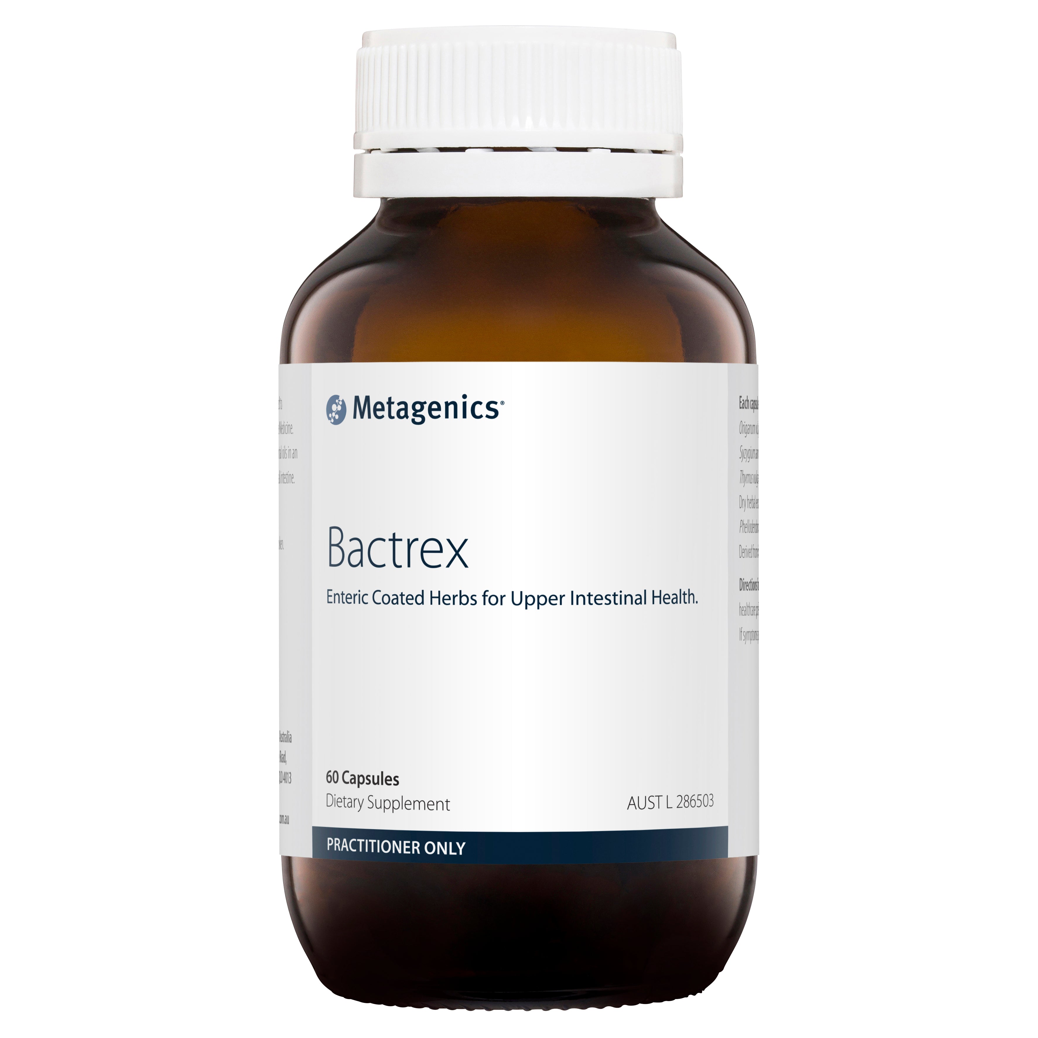 Metagenics Bactrex 60 Capsules – Specialist Clinic Pharmacy
