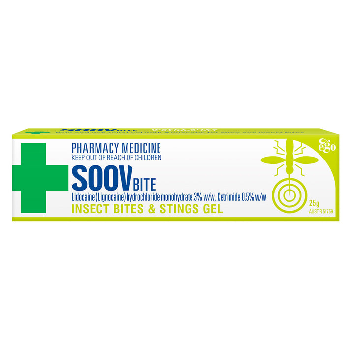 Soov Bite Insect Bites And Stings Gel 25g | Specialist Clinic Pharmacy