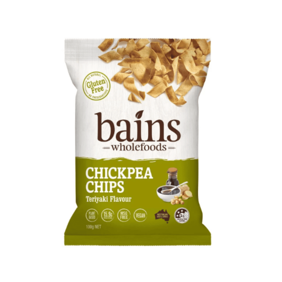 Bains Wholefoods Chickpea Chips Teriyaki Flavour | Specialist Clinic ...