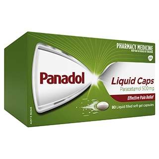 Panadol Liquid Caps 80 Capsules – Specialist Clinic Pharmacy