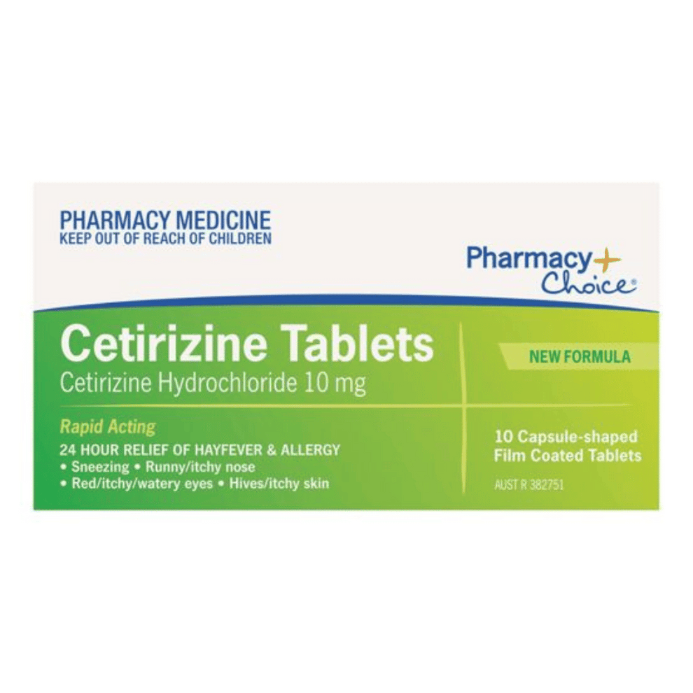 Pharmacy Choice Cetirizine 10 Tablets | Specialist Clinic Pharmacy