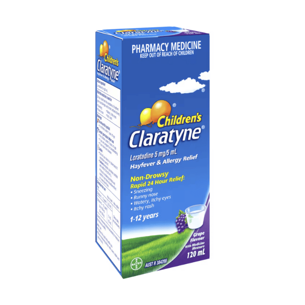 Children's Claratyne Grape 60mL | Specialist Clinic Pharmacy