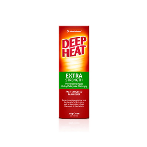 Mentholatum Deep Heat Extra Strength 100g – Specialist Clinic Pharmacy