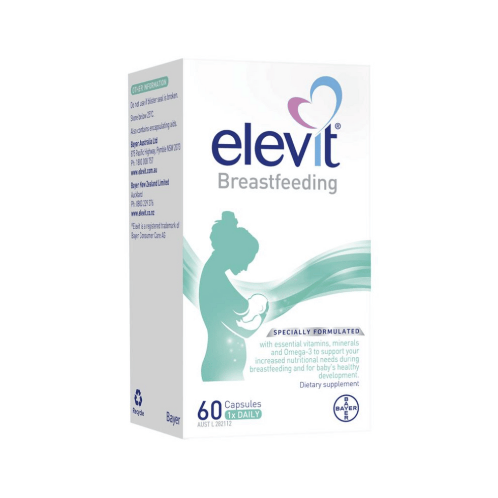 Elevit Breastfeeding Multivitamin Capsules 60 Pack (60 Days ...