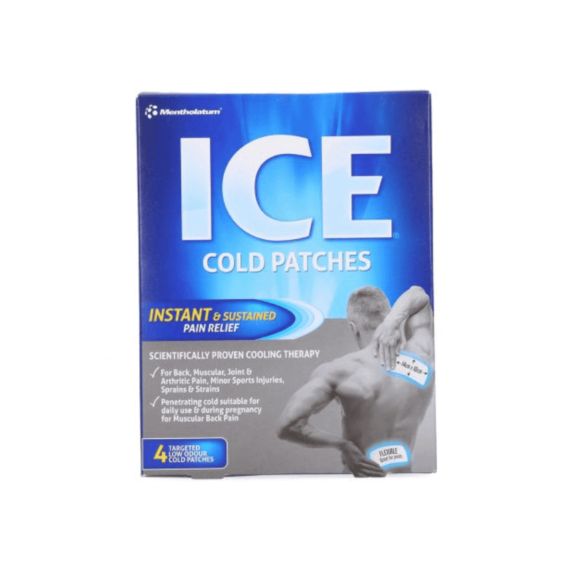 Mentholatum Ice Cold Patches 4 Pack – Specialist Clinic Pharmacy