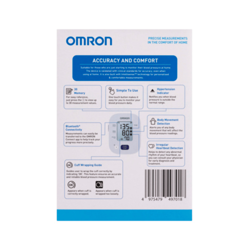 Omron HEM-7142T1 Standard Bluetooth Blood Pressure Monitor | Specialist ...