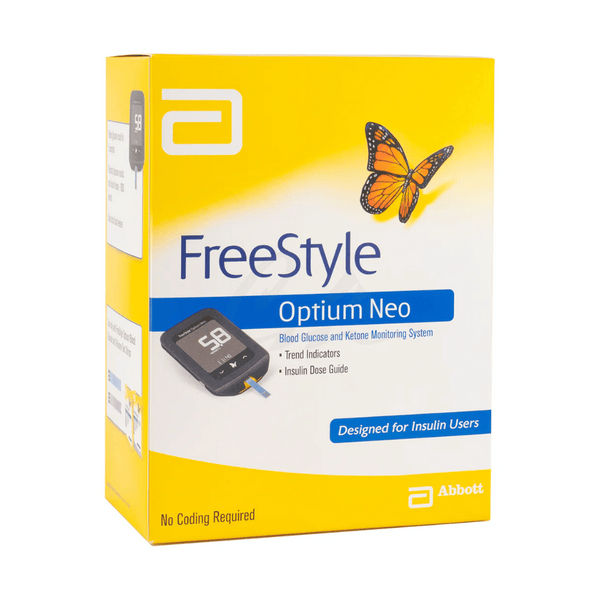 FreeStyle Optium Neo Blood Glucose and Ketone Monitoring System ...