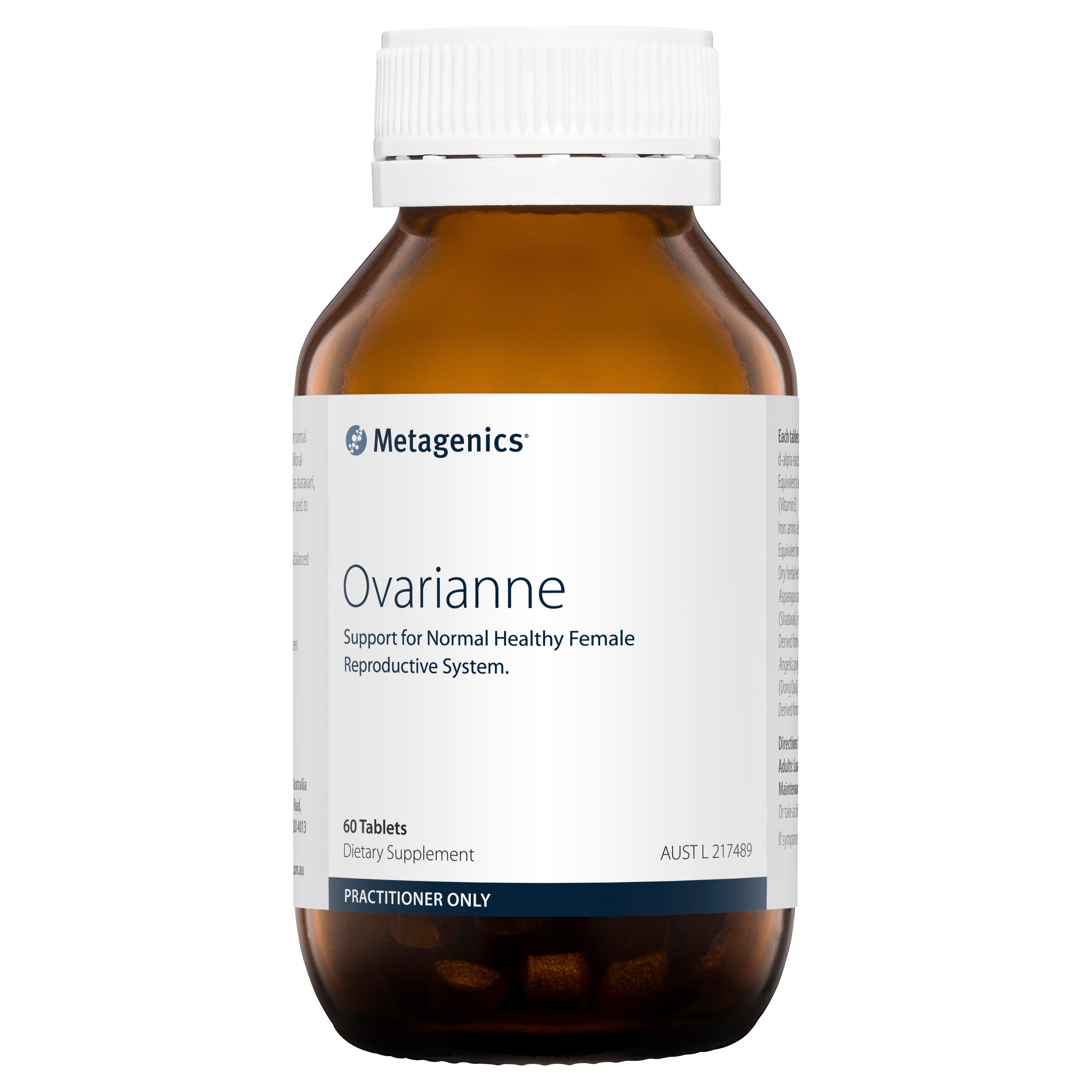 Metagenics Ovarianne 60 Tablets – Specialist Clinic Pharmacy