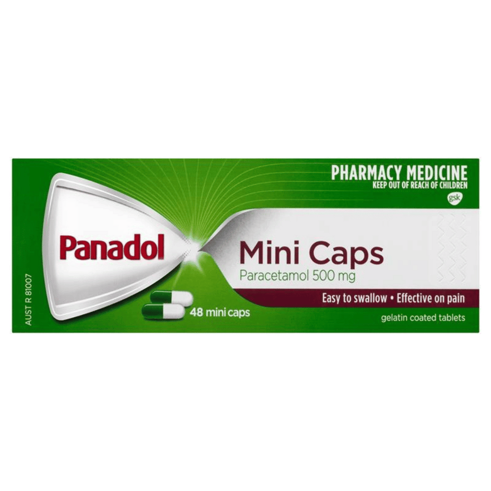 Panadol Mini Caps 20/48/96 Capsules – Specialist Clinic Pharmacy