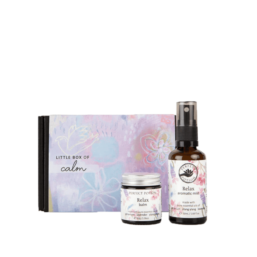 Perfect Potion Little Box Of Calm | Relax Mist & Pulse Point Gift Set ...