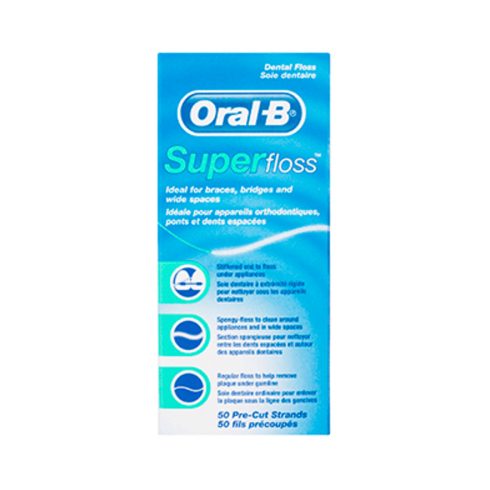Oral B Super Floss 50 Strands – Specialist Clinic Pharmacy