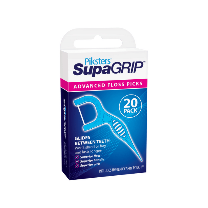 Piksters SupaGRIP Advanced Floss Picks 20 pack | Specialist Clinic Pharmacy