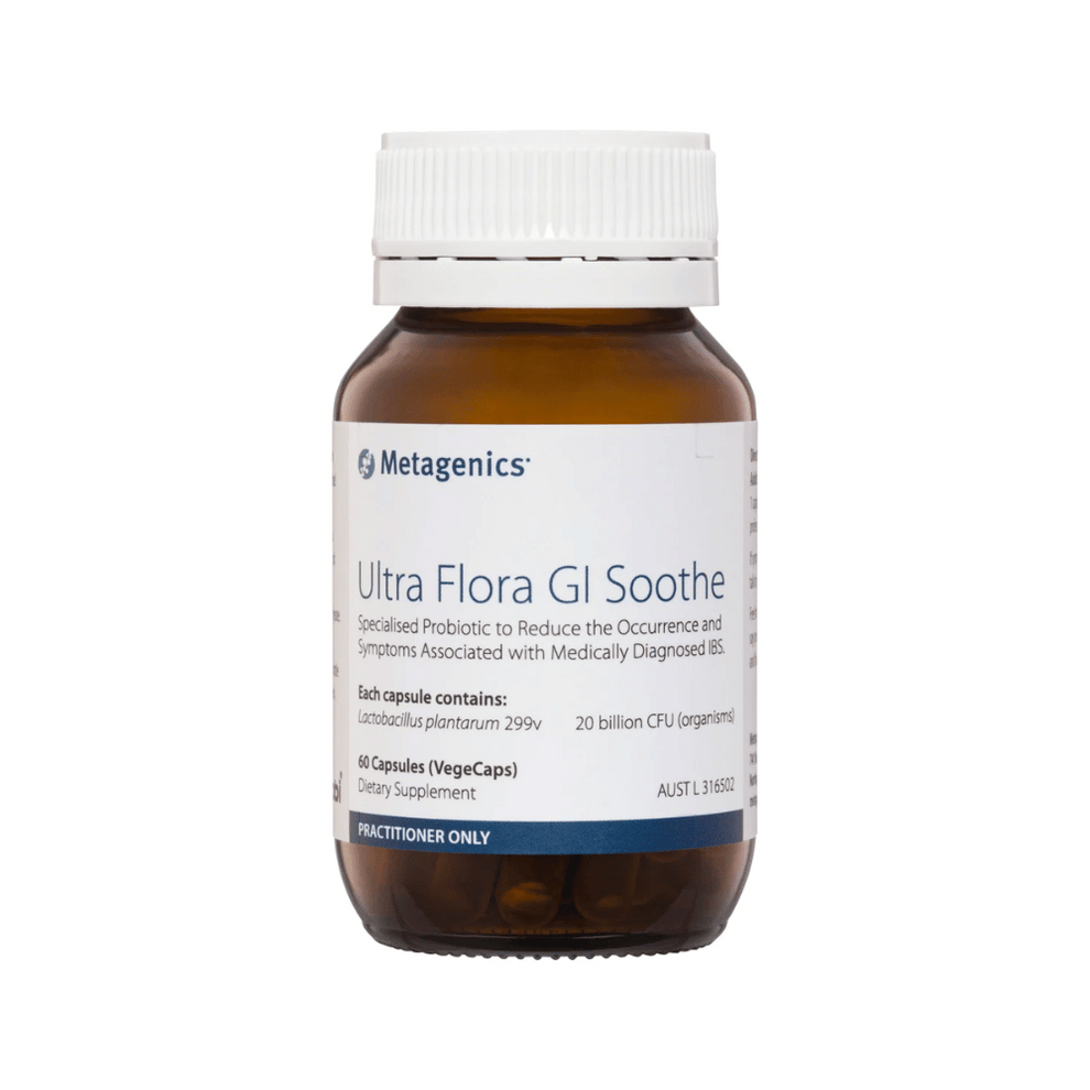 Metagenics Ultra Flora GI Soothe 60 Capsules – Specialist Clinic Pharmacy