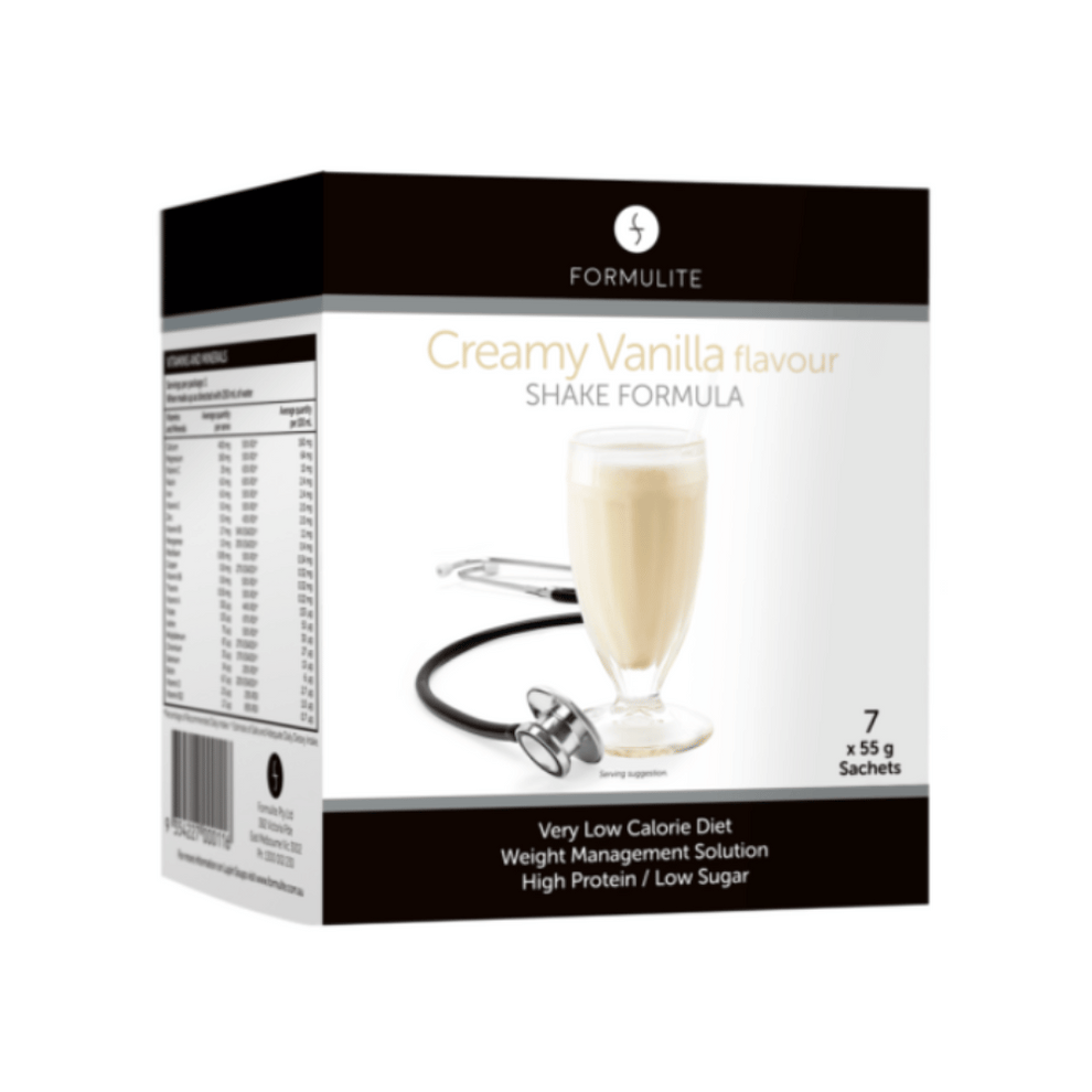Formulite Shake Formula Creamy Vanilla Flavour 7x55g Sachets ...